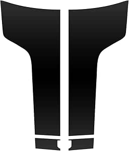 Amazon.com: Auto Vynamics Matte Black Vinyl Hood Decal Kit w/Upper ...