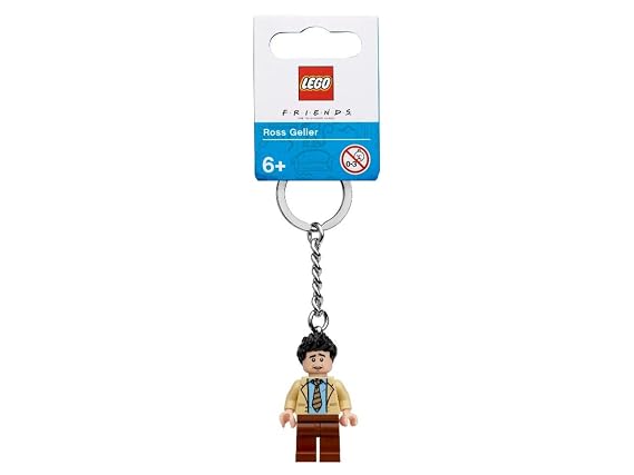 LEGO Friends Ross Geller Minifigure Keychain 854117 : Amazon.in: Toys ...