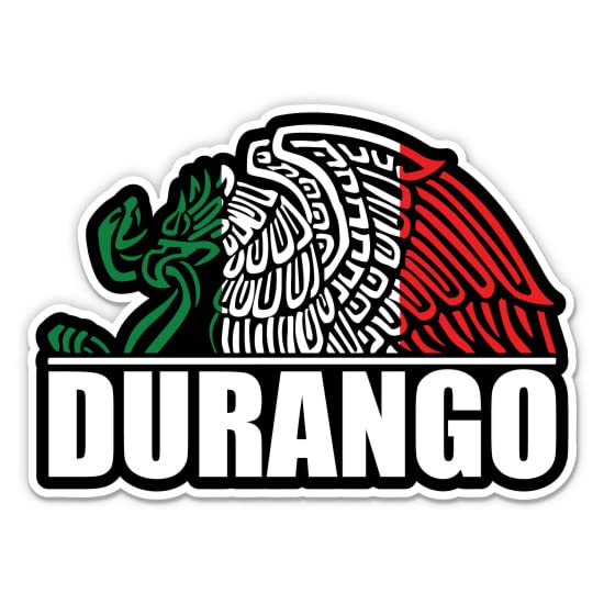 Amazon.com - Durango Mexico MX Bandera Vinyl Sticker - Car Phone - 3"