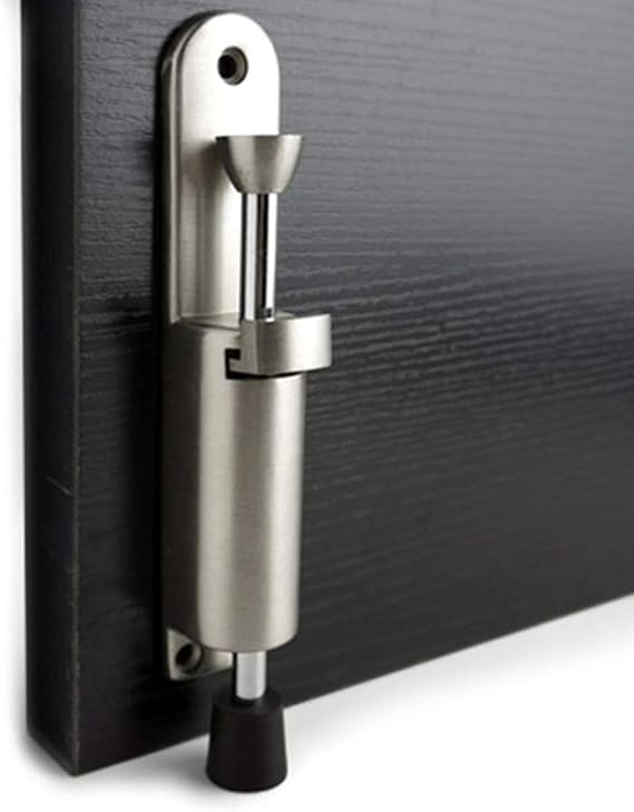 Amazon.com: Spring Loaded Telescopic Door Stopper,Easy Step Door Stop ...