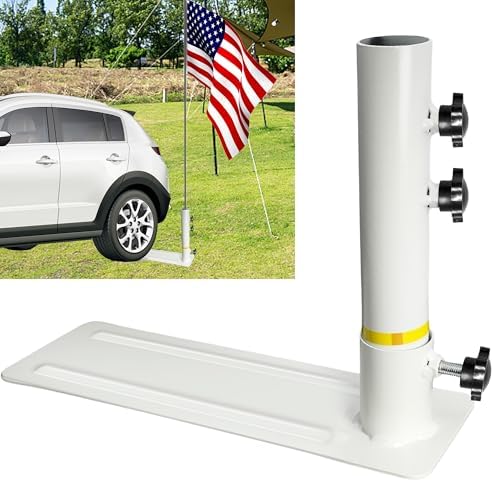 Amazon.com: Metal Flagpole Tire Mount, Portable Adjustable Tailgate ...
