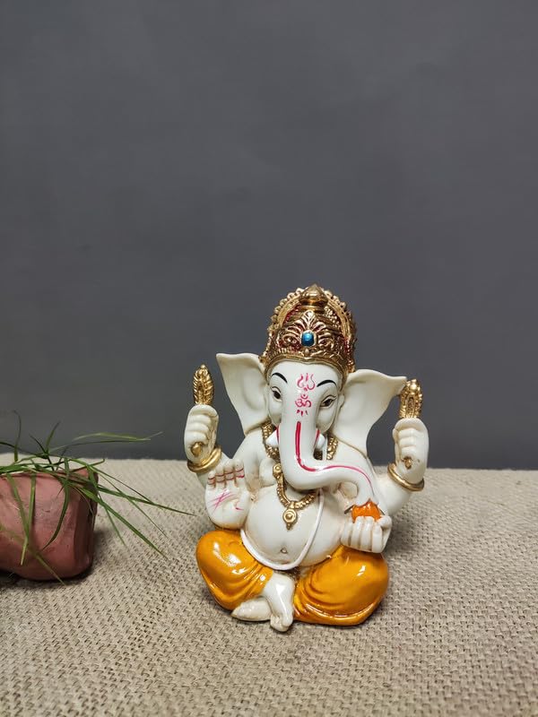 Buy PRATIMA Polyresin Ganesh Idol|Vinayaka Statue|Ganpati Murti|Ganesha ...