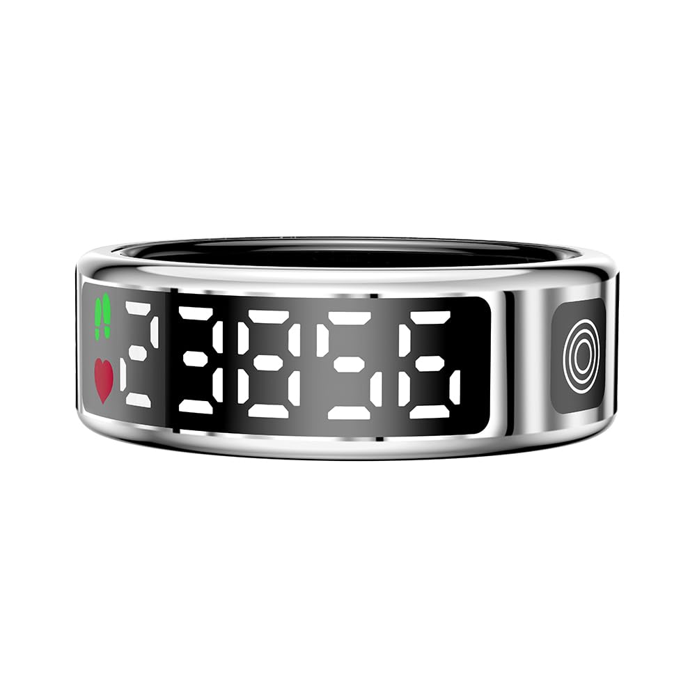 Amazon.co.jp: GETBSTOOP RS08 スマートリング フィットネストラッカー メンズ レディース Ultrahuman リング 空気心拍数 血中酸素 睡眠モニター ...