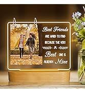 Amazon.com: I Love You Picture Frame, Attivolife Light up Acrylic Photo ...