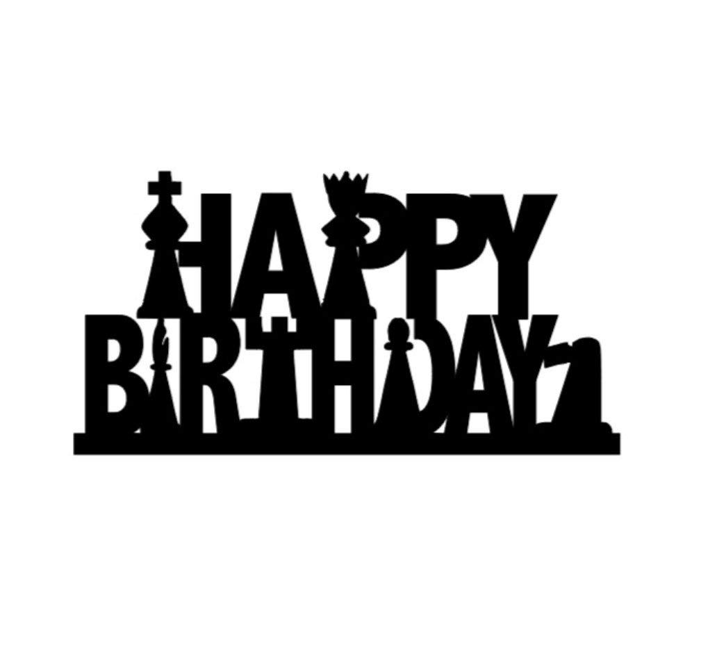 Chess Cake Topper Chess Birthday Cake Topper Chess Theme Party ...