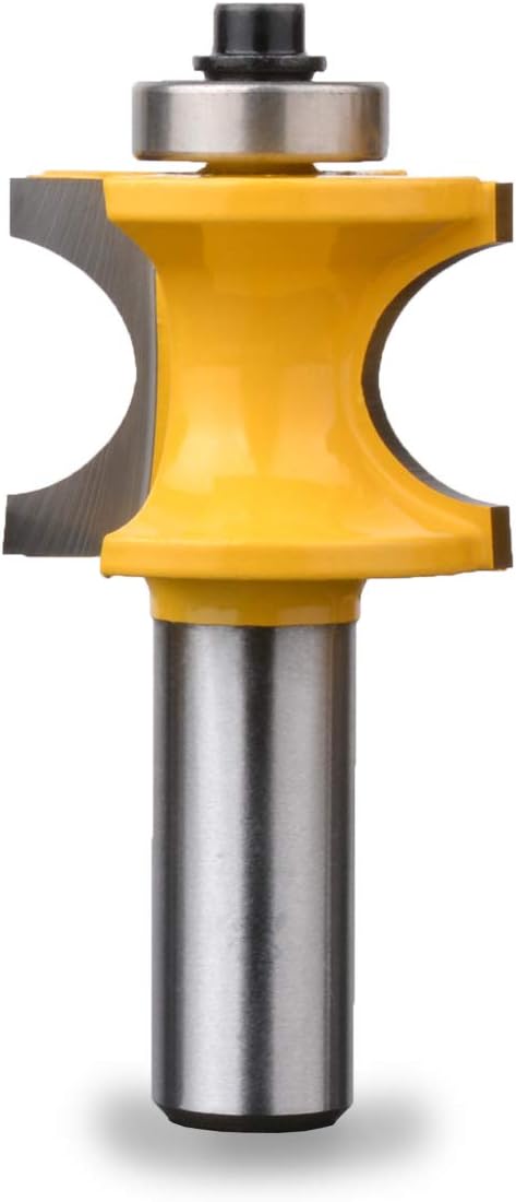 HOHXEN Bullnose Router Bit Set with C3 Carbide Tipped 1/2-Inch Shank ...