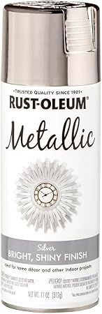 Rust-Oleum 340648 Specialty Metallic Spray, 11 oz, Silver, (Pack of 1 ...