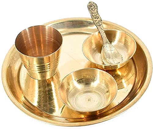 HARI STORES Laddu Gopal Bhog Thali Set,Bhog Bartan for Puja/Bhog for ...