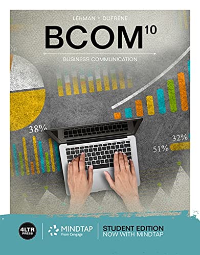 BCOM (with MindTap, 1 term Printed Access Card) (MindTap Course List ...