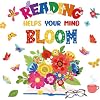 Amazon.com: 62Pcs Reading Bulletin Board Decorations, Reading Helps ...