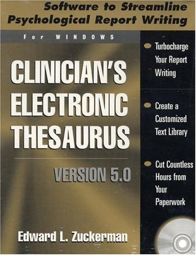 Amazon.com: Clinician's Electronic Thesaurus, Version 5.0: Software to ...