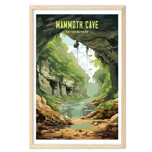 Amazon.com: Mammoth Cave National Park Poster, National Park Posters ...