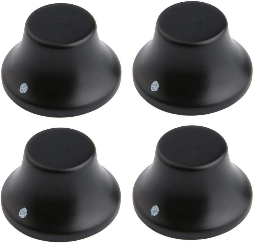 Amazon.com: Dopro 4pcs Wood Knobs LP Strat Style Bell Knobs Wood ...