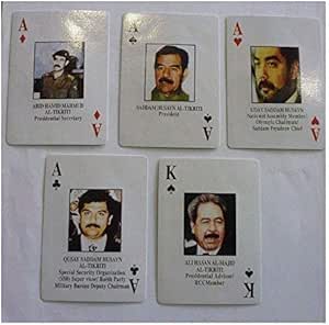 Iraqi Most Wanted Playing Cards Iraq War-Saddam Sealed NEW : Amazon.ca ...