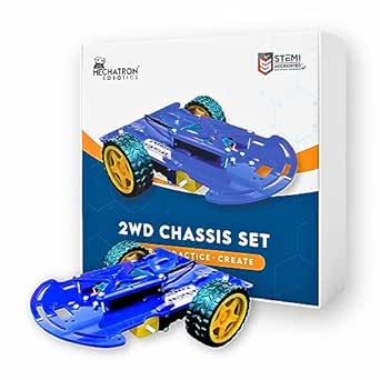 Mechatron Robotics 2 Wheel Drive Robot Chassis Set, Educational ...