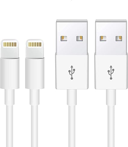Amazon.com: 2Pack Apple Original Cable [Apple MFi Certified] Lightning ...