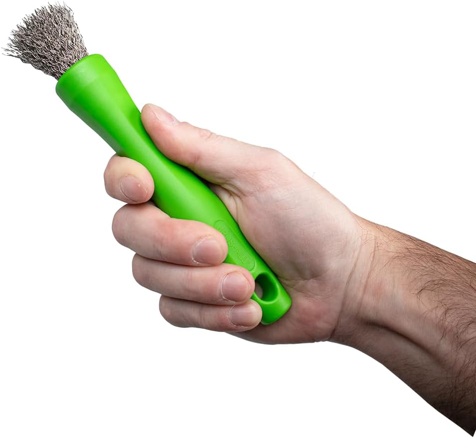 Amazon.com: BrushAll® Wire Hand Brush with Ergonomic Handle and Tightly ...