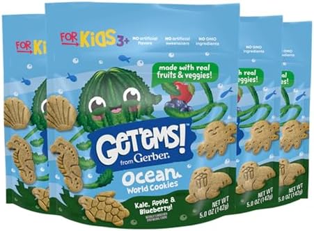 Amazon.com : Get'ems! from Gerber, Snacks for Kids, Kale, Apple ...