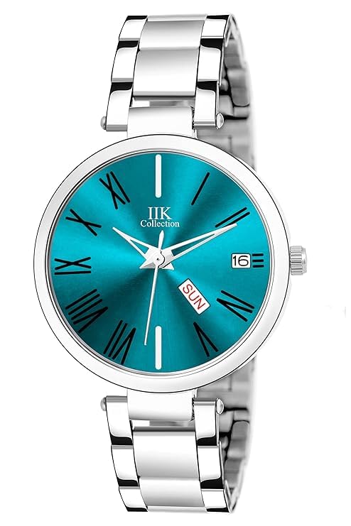 Buy LOKMART Watches for Women Round Studded Dial Analogue Quartz Day ...