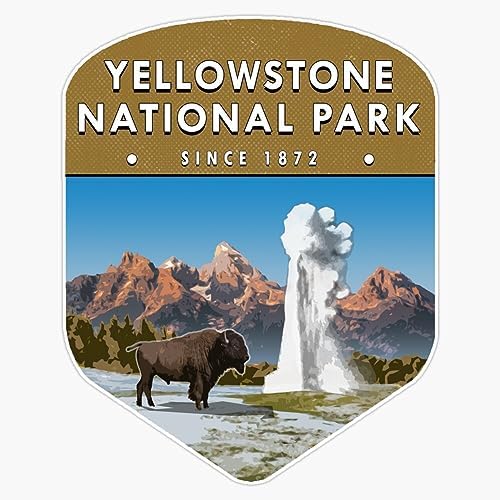 Amazon.com: Yellowstone National Park 2 Sticker Bumper Sticker Vinyl ...