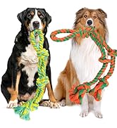 GASAPET EXTRA Dog Rope Toy for Large Dogs - 42in 6 Knots Indestructible ...