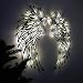 Amazon.com: LED Metal Angel Wings Wall Decor - Glowing Wing Art for ...