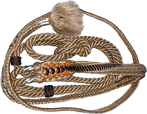 Bull Rope 9/7 Left Hand–lace Half Leather 7/8″ x 1″ Bull Riding Length ...