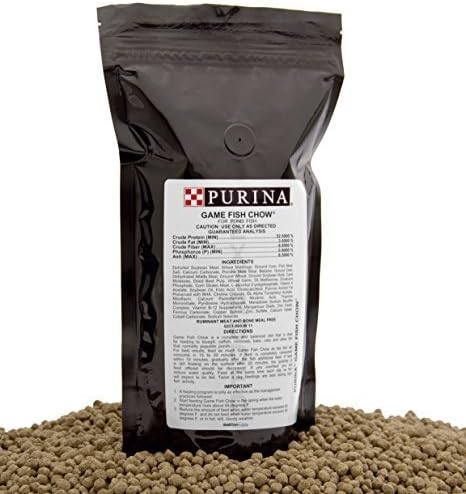 Amazon.co.jp: Purina Mills Game Fish Chow, A 32% Protein, Extruded ...