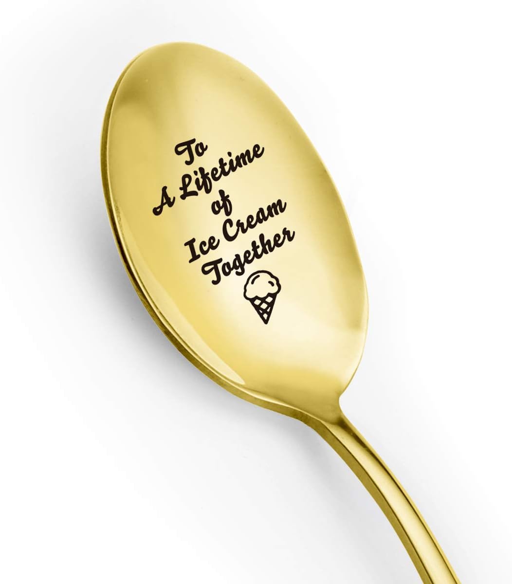 Amazon.com: Funny Ice Cream Spoon Engraved - Cute Ice Cream Spoon ...
