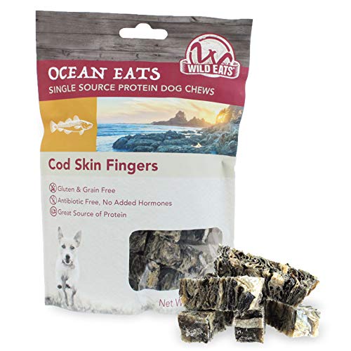 Wild Eats Cod Skin Fingers 8 oz. - Dog Treats, Dog Chews and Dog Snacks ...