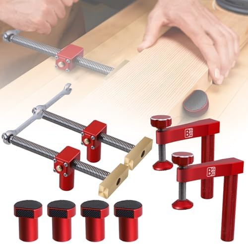 DDWT 2 Pack Bench Dog Clamp Dog Hole Clamp with 4 Pack Bench Dogs ...