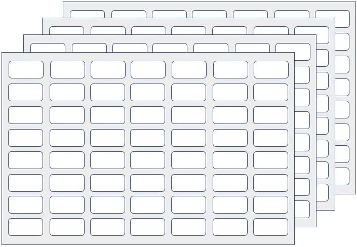 EJI Labels 1000 x Easy Peel Off Price Stickers 18 x 9mm. Matte White ...