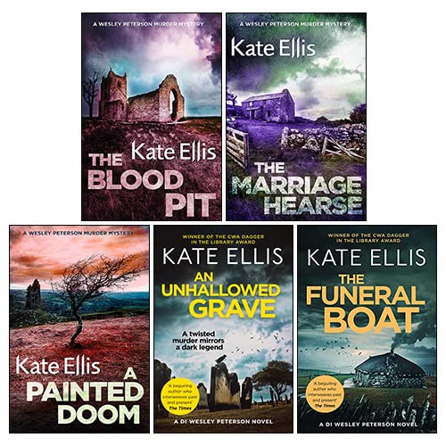 Wesley Peterson Series 5 Books Collection Set By Kate Ellis(A Painted ...