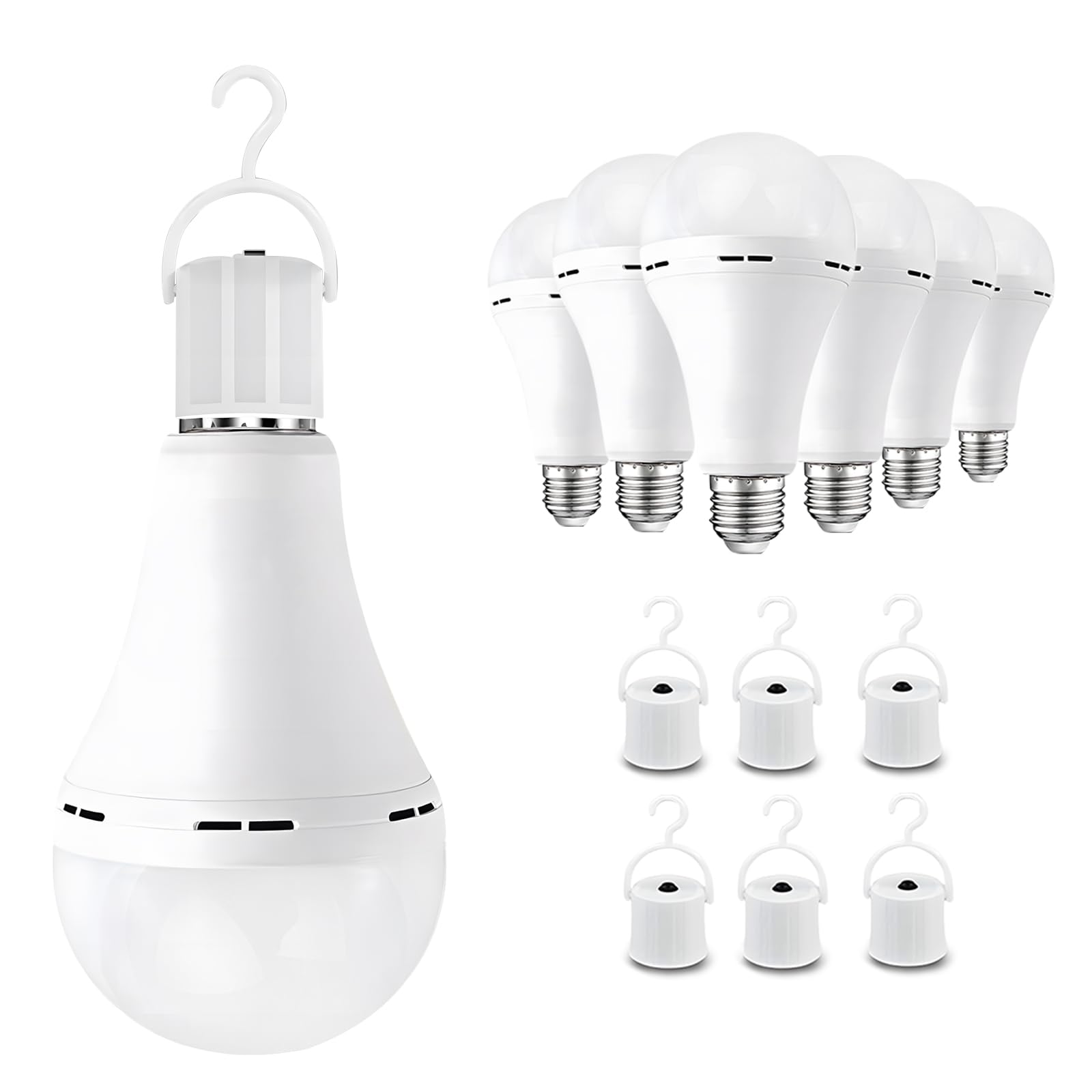 Amazon.com: Emergency Rechargeable Light Bulbs 6 Pack, Keep Lighting ...