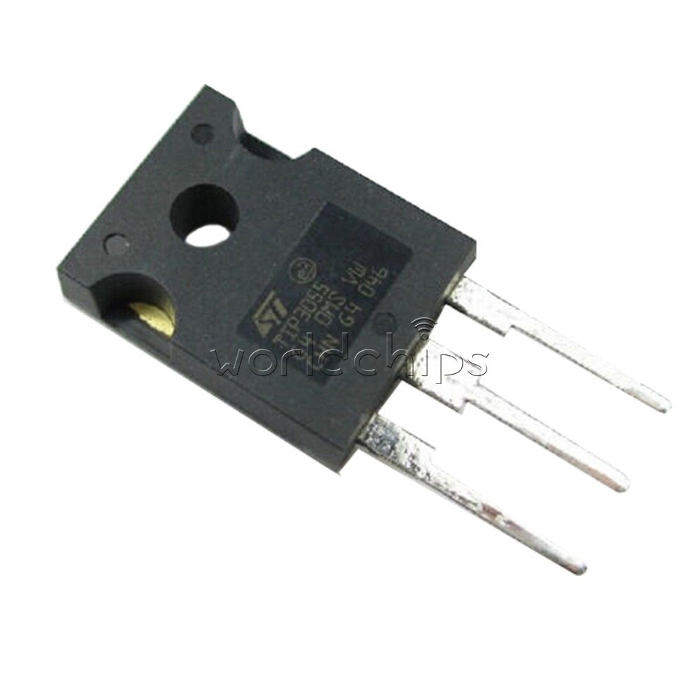 Generic 2PCS NEW TIP3055 TIP 3055 Transistor NPN 60V 15A TO-3P : Amazon ...