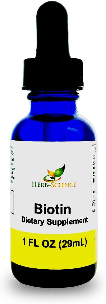Amazon.com: Herb-Science Liquid Biotin B7 – High-Absorption, Cold ...