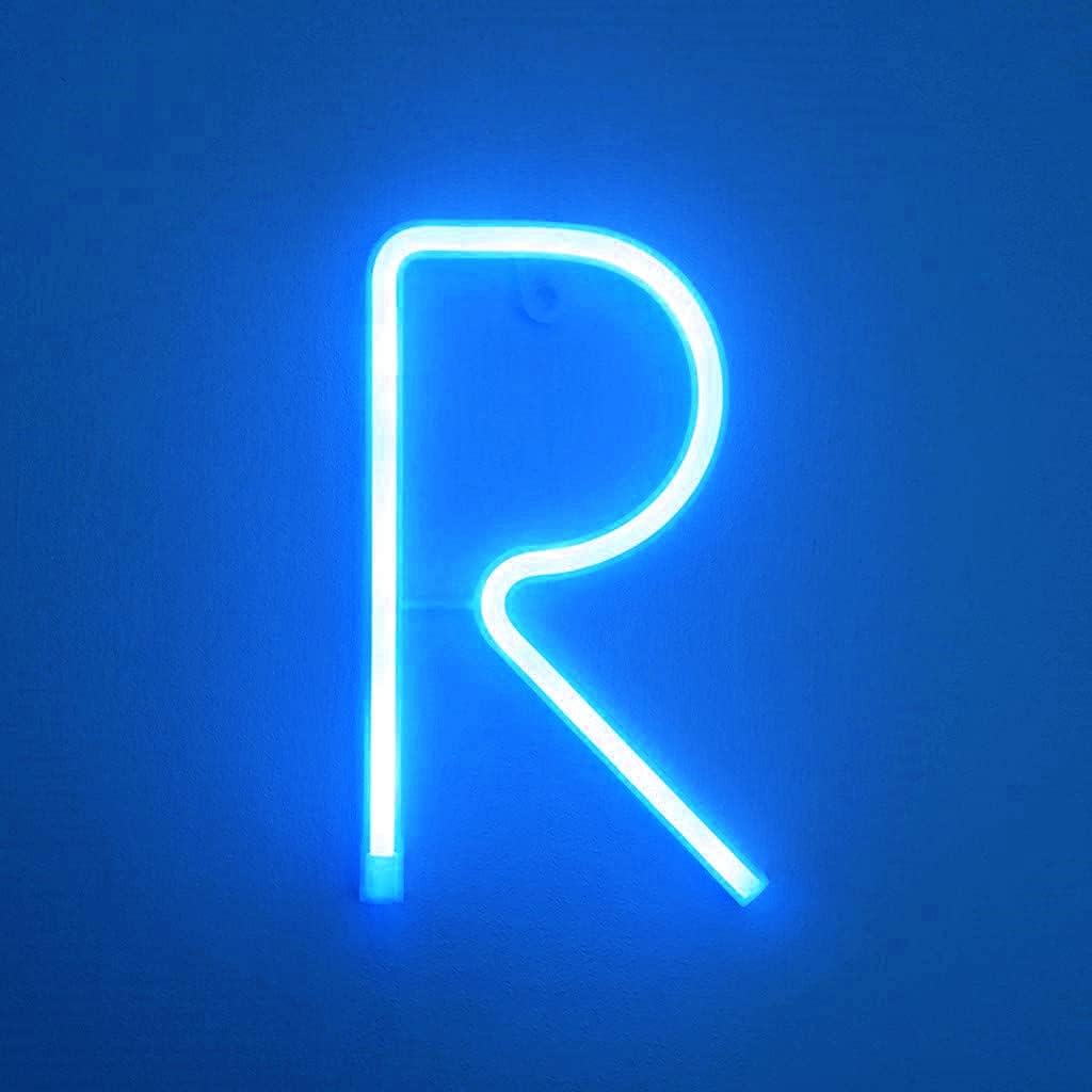 Amazon.com : Neon Sign, Letter Neon Signs Neon Alphabet Light Light Up ...