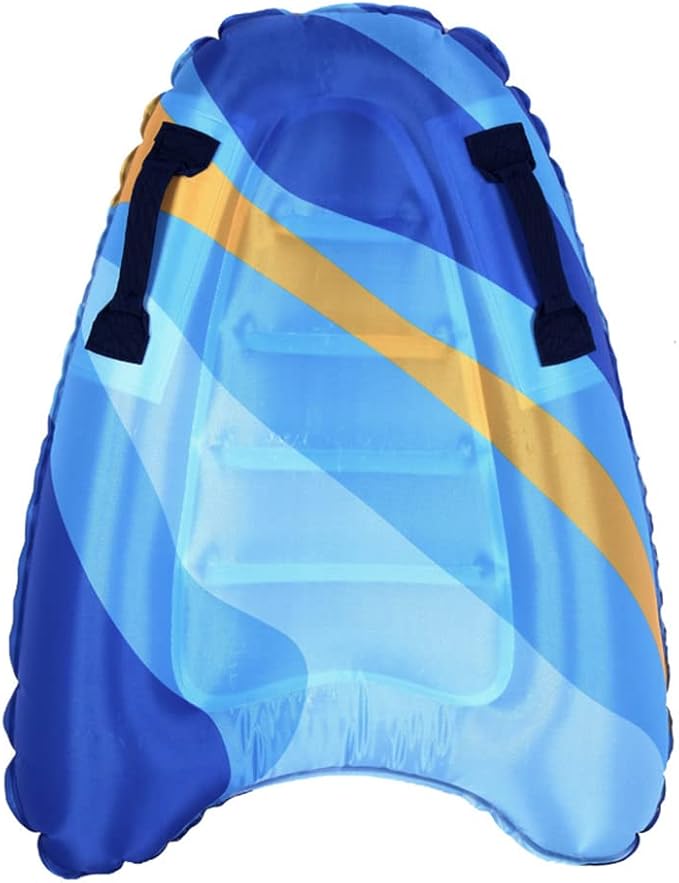 Amazon | karonpeln ボディボード インフレータブルサーフボード 浮き輪 ハンドル付き 軽くてコンパクト フローティングサーフボード スイミングサーフィン用 補助器具 軽量 ...