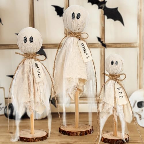 Amazon.com: DAZONGE Halloween Decorations Indoor - Set of 3 Primitive ...