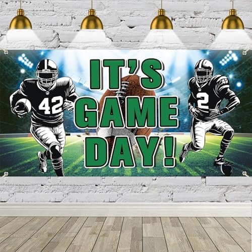 Amazon.com: Football Party Decorations - Door Cover Game Day Banner ...