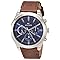 Amazon.co.jp: トミーヒルフィガー 腕時計 ASHTON 1791741 ブルー レザーベルト クォーツ メンズ [並行輸入品 ...