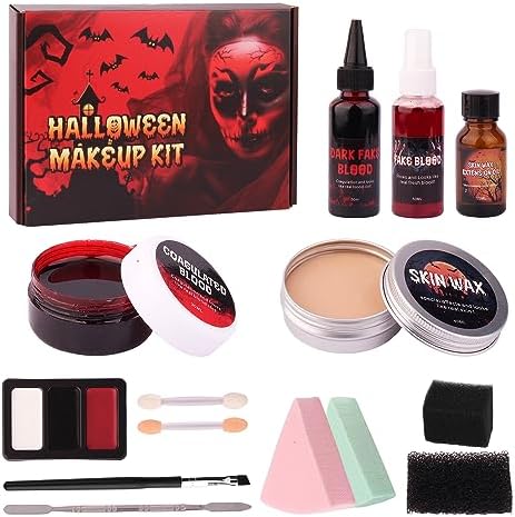 Amazon.com : SFX Makeup Kit, Halloween Special Effects Makeup Set With ...