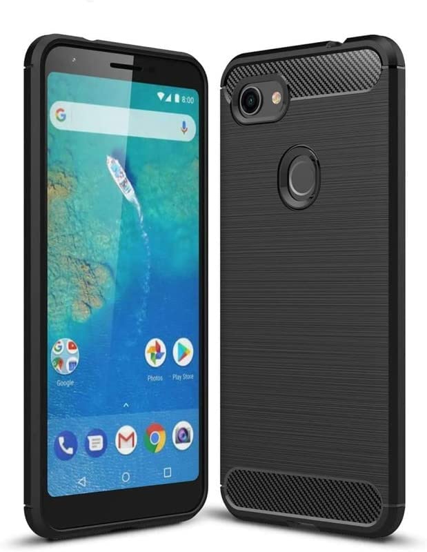 STARZ for Google Pixel 3XL Back Cover Case Shockproof (Carbon Fibre TPU ...