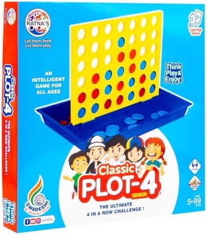 Buy BKDT Marketing Puzzle Classic Board Game Plot-4, Grid, Get 4 in A ...