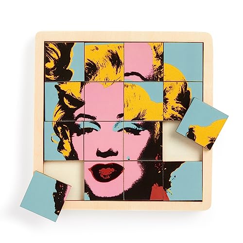Snapklik.com : Andy Warhol Marilyn 2 In 1 Sliding Wood Tile Puzzle ...