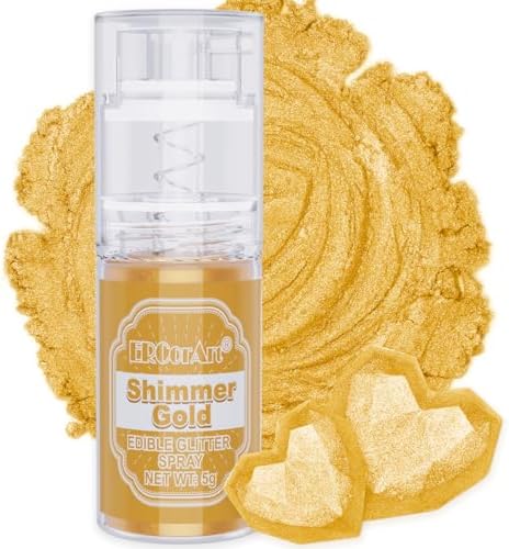 Amazon.com : Edible Glitter Spray - ERCorArt 5g Metallic Luster Dust ...