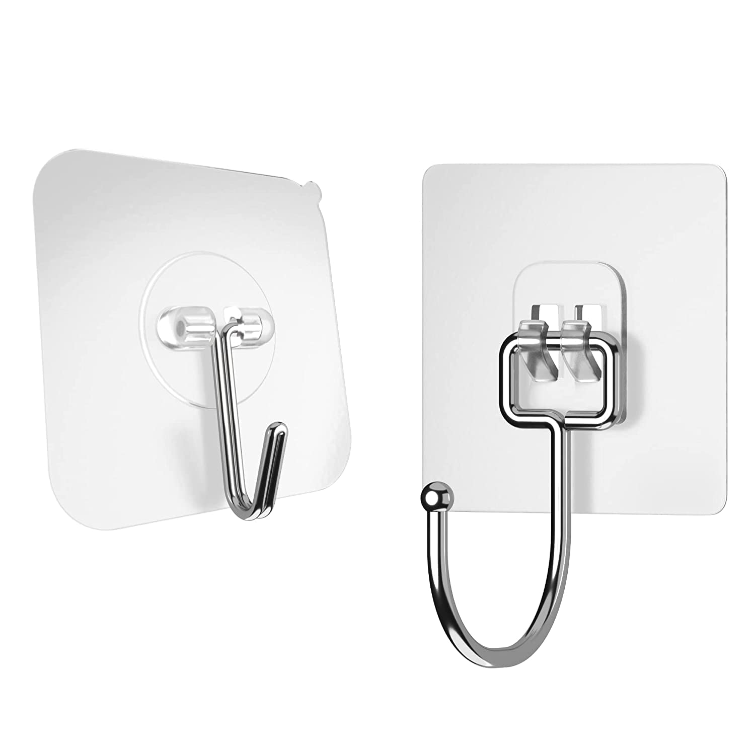 Amazon.com: GLUIT Heavy Duty Adhesive Hooks Combo Pack - Versatile ...