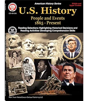 Buy Mark Twain U.S. History Workbook—Grades 6-12 American History ...