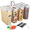 Amazon.com: OSTBA APPLIANCE 4 PCS Food Storage Container 3.7L, Cereal ...