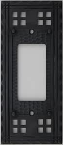 Arts & Crafts Mission Style Oil Rubbed Bronze 1 Gang Switch Plate - 1 ...